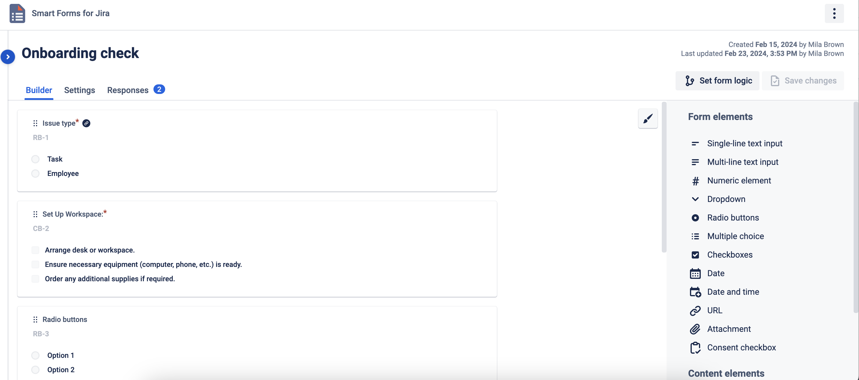 Update issue status after form submission